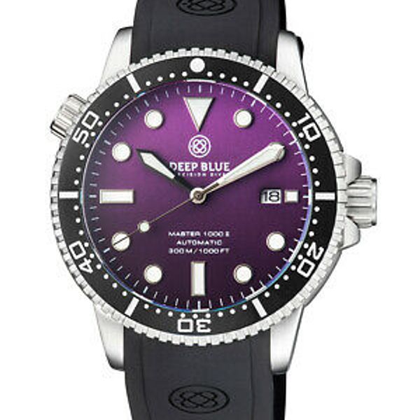 Deep Blue Master 1000 Foot Diver Automatic Dive Watch Generation 2 M1 ...