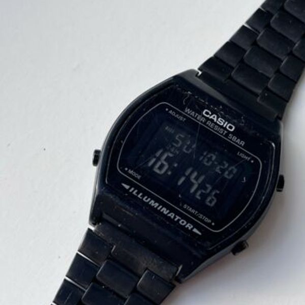 Casio B640W Black Watch Used **Read Description** | WatchCharts Marketplace