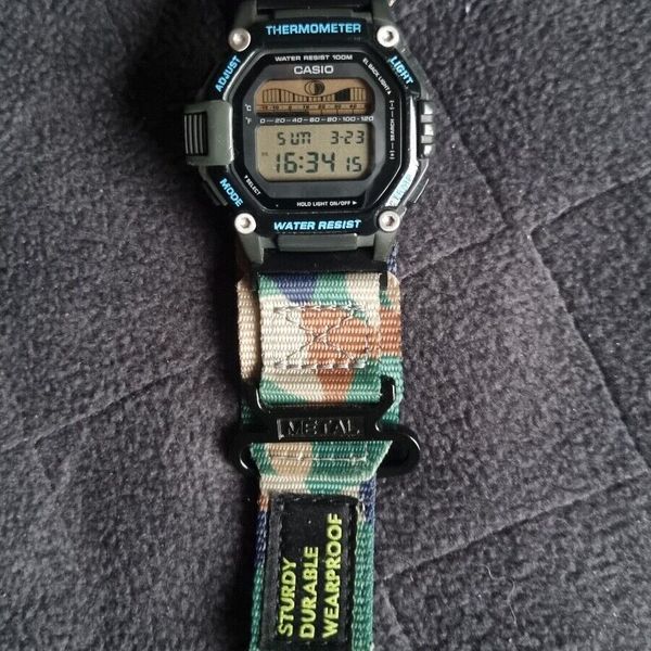 Casio Pro Trek PRT-10 Japan Surf Moon Phase / Tide / Thermometer / El ...