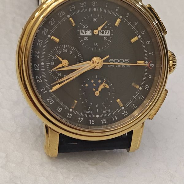 Epos 3393 Triple Date Moonphase Chronograph - OBO | WatchCharts Marketplace