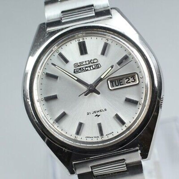Vintage [Exc+5] Seiko 5 Actus 7019-8010 Automatic Men's Watch From JAPAN | WatchCharts Marketplace