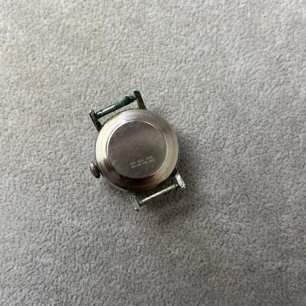 VINTAGE Timex Watch Case - White Dial - 26mm - Stainless Steel ...