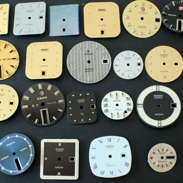 25 Vintage Rado Dial for Men's & Ladies watch Rare parts for repair 90% ...