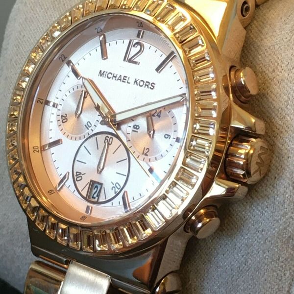 Michael KORS MK5412 Ladies Dylan Rose Gold Plated Watch RRP £ 299 ...