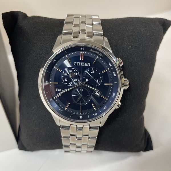 â Citizen Eco-Drive Blue Dial Chronograph Men's Dress Watch AT2141-52L ...