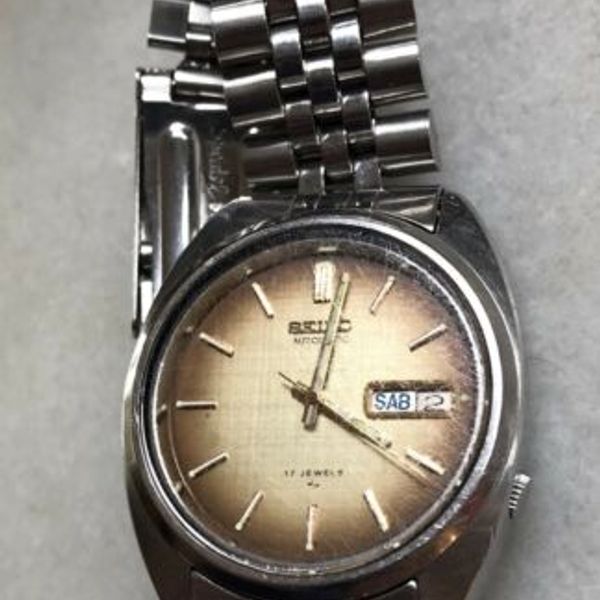 Vintage Seiko Automatic 17 Jewels 7009-8089 Date and Day Men Watch RUNNING | WatchCharts Marketplace