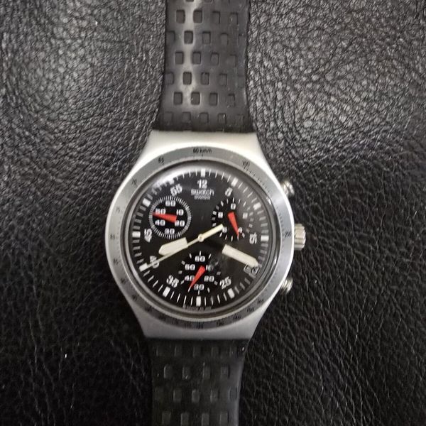 Swatch AG 2002 Irony Chronograph Aluminium Patented Water Resistant ...