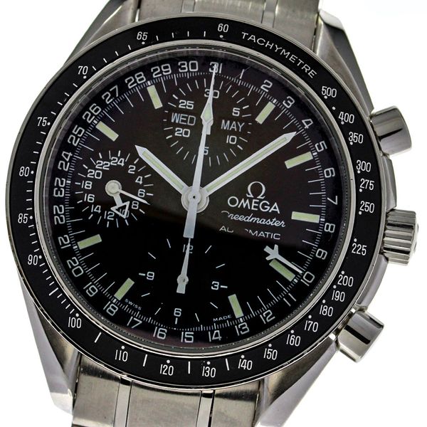 ★With warranty [OMEGA] Omega Speedmaster Mark 40 Cosmos Triple Calendar ...