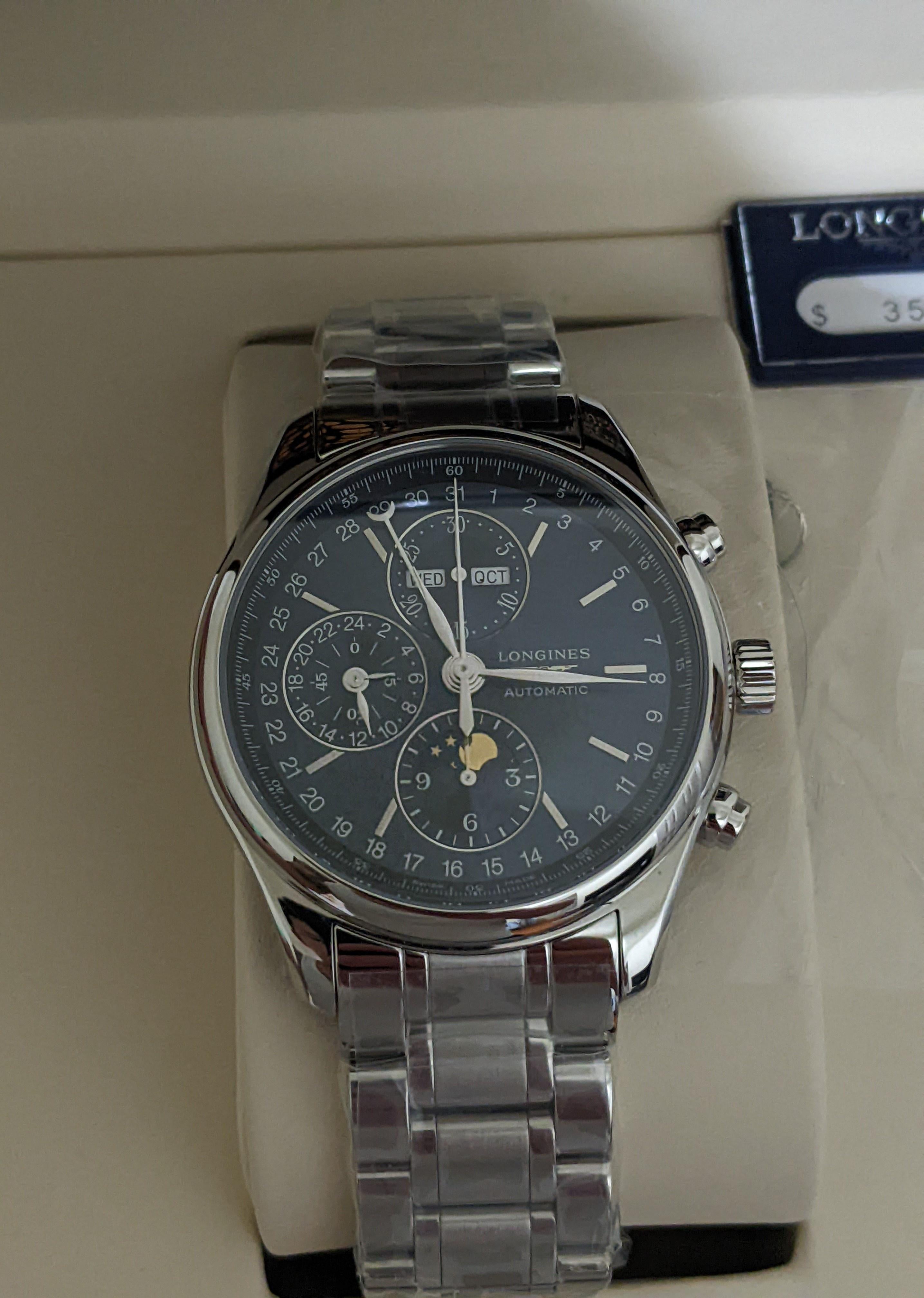 [WTS] LONGINES Master Collection Moon Phase Chronograph 42mm - Ref ...