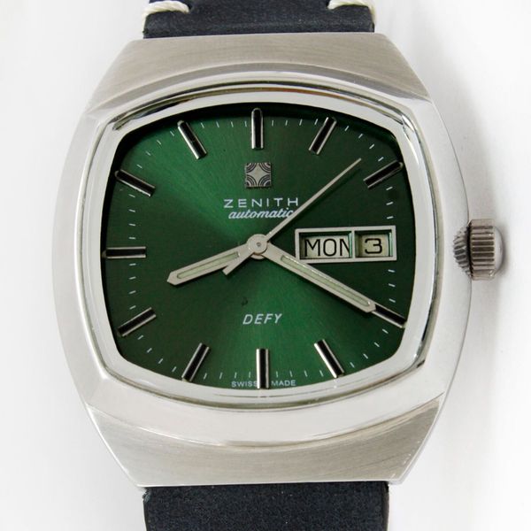 ZENITH Defy Surf Automatic Quick Day Date Steel Mens Vintage Watch 01 ...