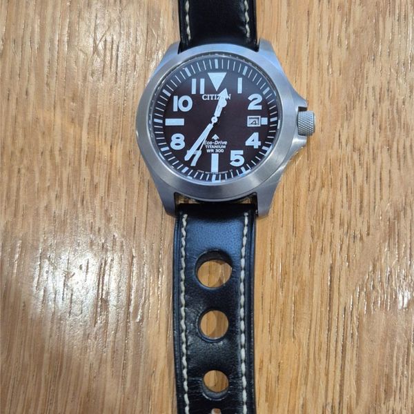 Citizen Eco-Drive Titanium WR 300 Wristwatch | WatchCharts Marketplace
