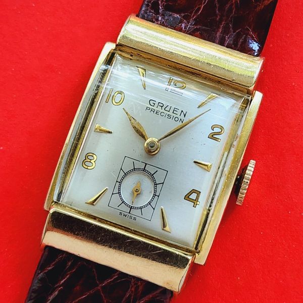 Gruen Veri Thin Precision Tank Watch Vintage Art Deco Fancy Lugs Swiss Veri-Thin | WatchCharts ...