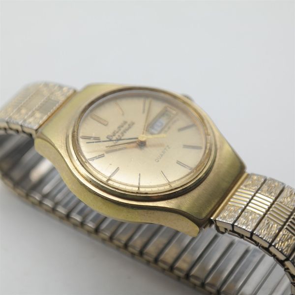 Vtg Bulova Accutron Quartz Men's N7 Watch Gold Filled W/ New Battery ...