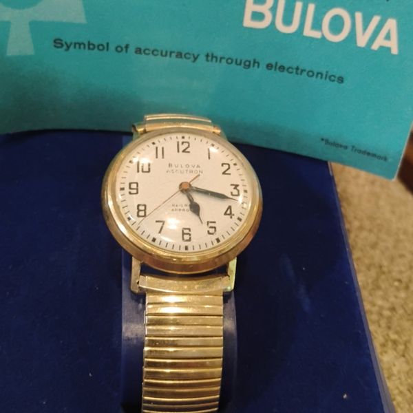 GORGEOUS 1967 BULOVA Accutron 214 Railroad Stainless Numbers Matching ...