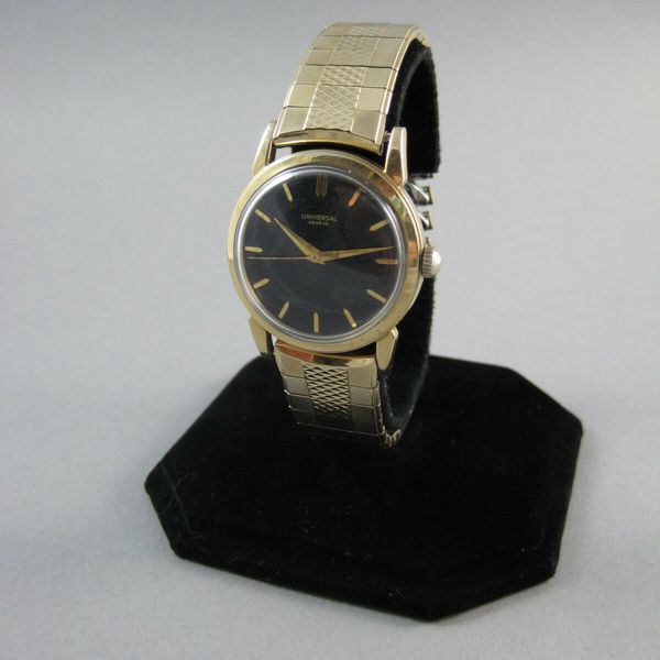 Vintage Universal Geneve Fond Acier Inoxydable 17 Jewels 332 Swiss Made ...