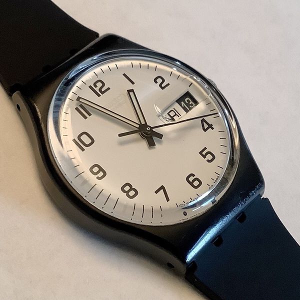 swatch Classic Style - Day / Date [ New Strap & Battery ] 34mm ...