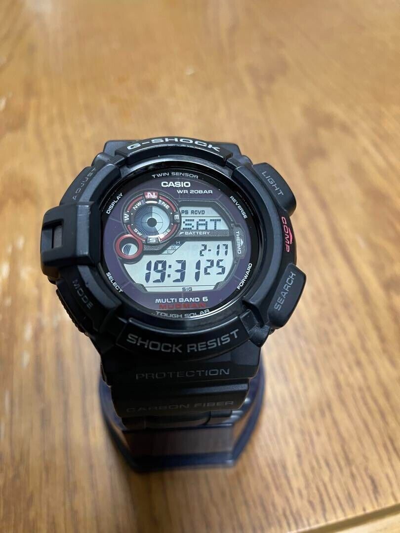 Casio G-SHOCK GW-9300-1JF MUDMAN Black Solar Radio Atomic Men Watch New ...