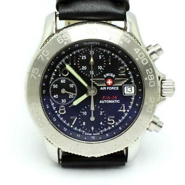 Victorinox Swiss Air Force SAF F/A-18 Automatic Chronograph Watch ...