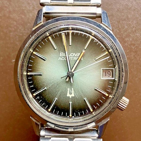 Bulova Accutron Tuning Fork Watch with expanding strap | WatchCharts ...