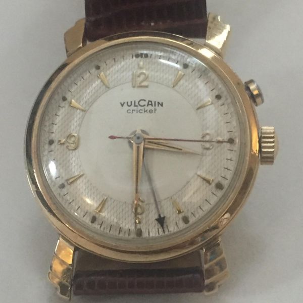 Vintage Vulcain Cricket Alarm Watch | WatchCharts Marketplace