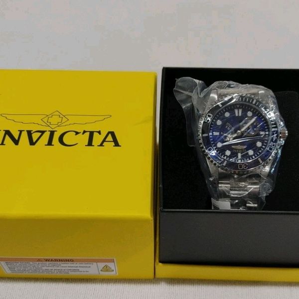 Invicta Pro Diver Men's 43mm Watch - Stainless Steel Blue Dial Quartz ...