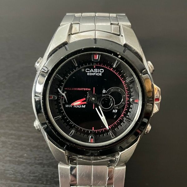 Casio Edifice EFA119BK-1AV Silver | WatchCharts Marketplace