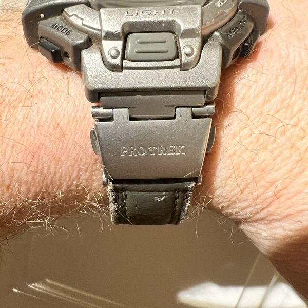 Titanium "Casio Pro Trek" , Original condition PRT-600 | WatchCharts ...