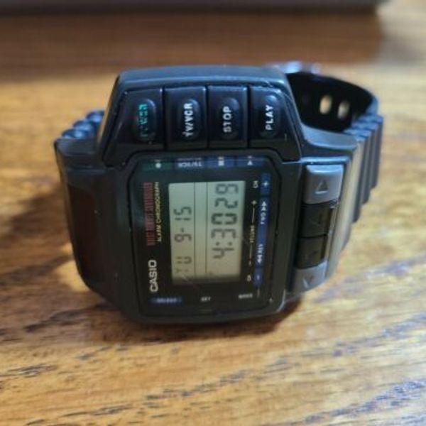 Vintage Casio CMD-10 Remote Control TV Wrist Watch 1138 Japan Module ...