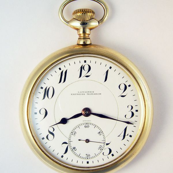LONGINES 23 JEWEL 16S EXPRESS MONARCH HIGH GRADE RAILROAD POCKET WATCH ...