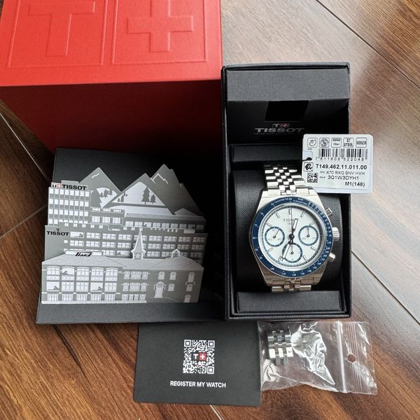 Tissot PR516 Automatic Chronograph 41mm Snoopy White Dial Watch ...