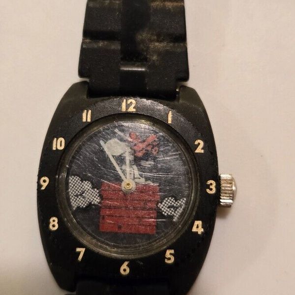 Vintage Timex Snoopy And The Red Baron Watch 1965 Works | WatchCharts ...