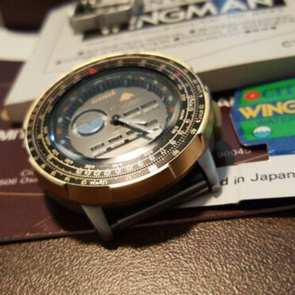 Citizen Wingman Alarm Chronograph Mens Rare Watch. Full Set. 8945 ...