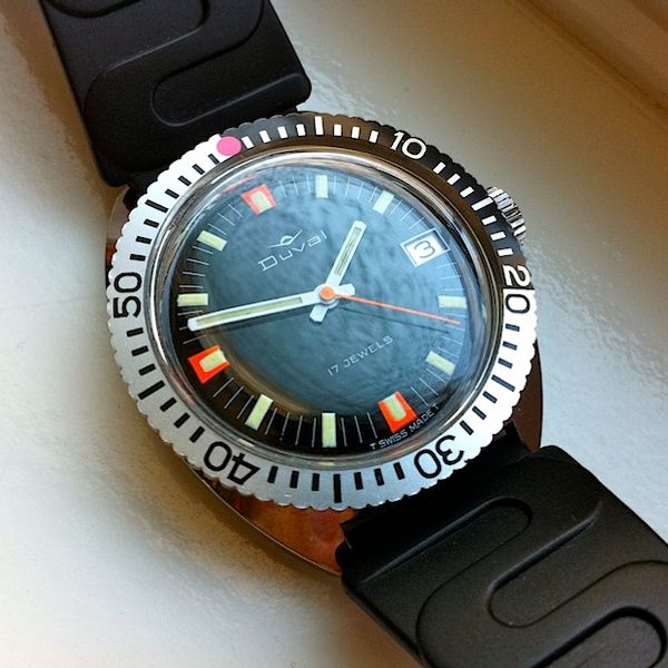 FS: Vintage Duval Diver 600ft Swiss Handwinding Mechanical for only $99 ...