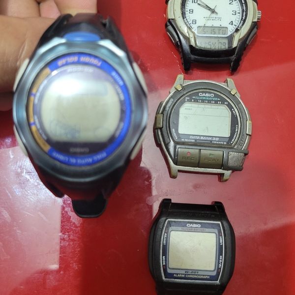 Casio Men's Digital Watch Assorted Lot parts or repair. | WatchCharts ...