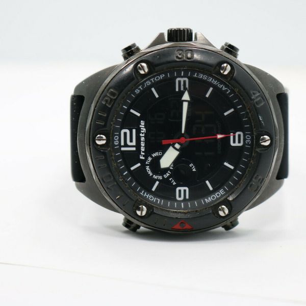 Mens Freestyle Precision 2.0 Analog DIgital Watch New Battery Alarm ...