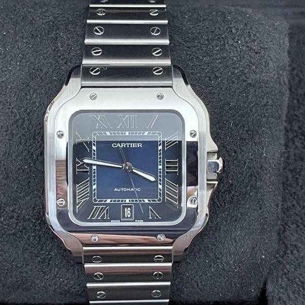 [WTS] Cartier Santos Large blue | WatchCharts Marketplace