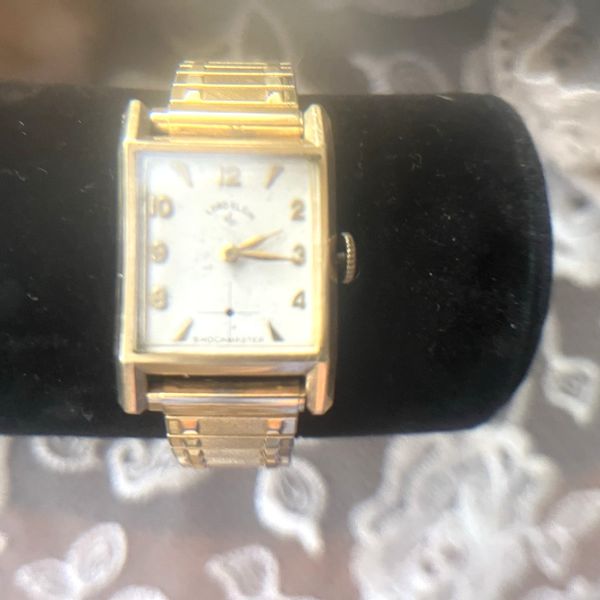 Vintage Lord Elgin Rectangular Gold Filled Windup Wristwatch (Not ...