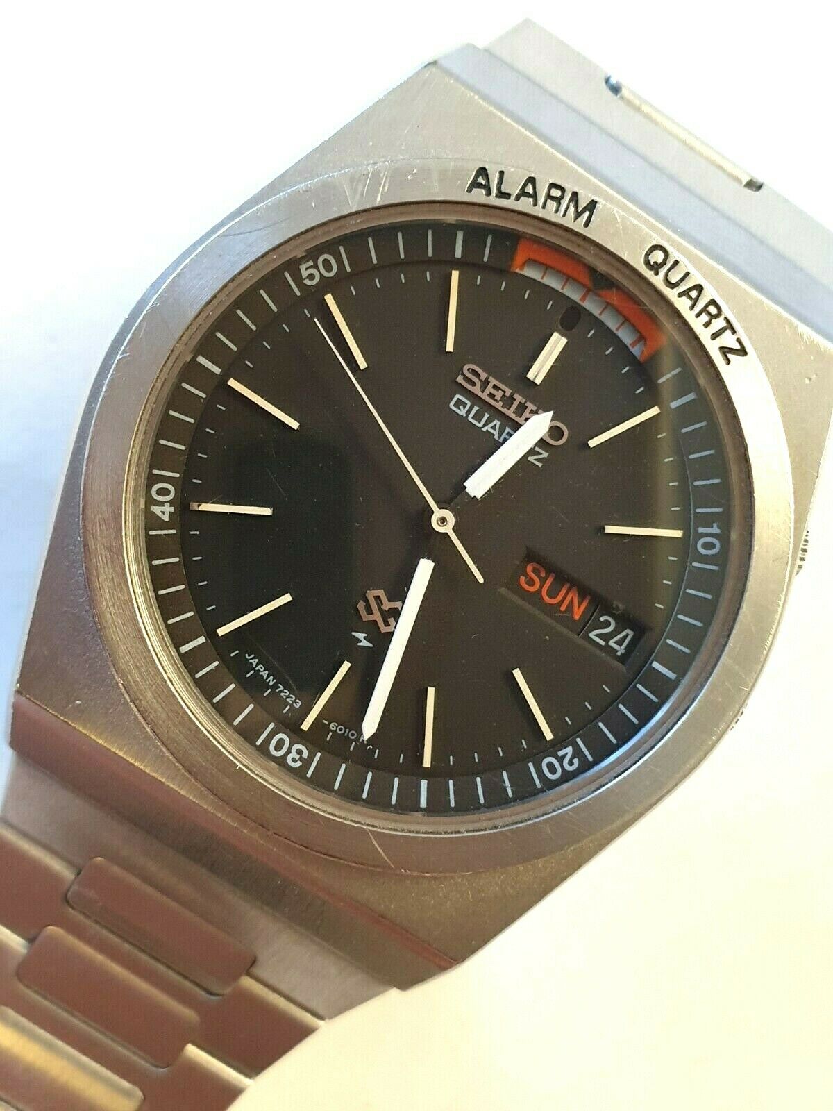 SEIKO "QUARTZ BELLMATIC" 7223-6019 ALARM Quartz WATCH - Needs BATTERY ...