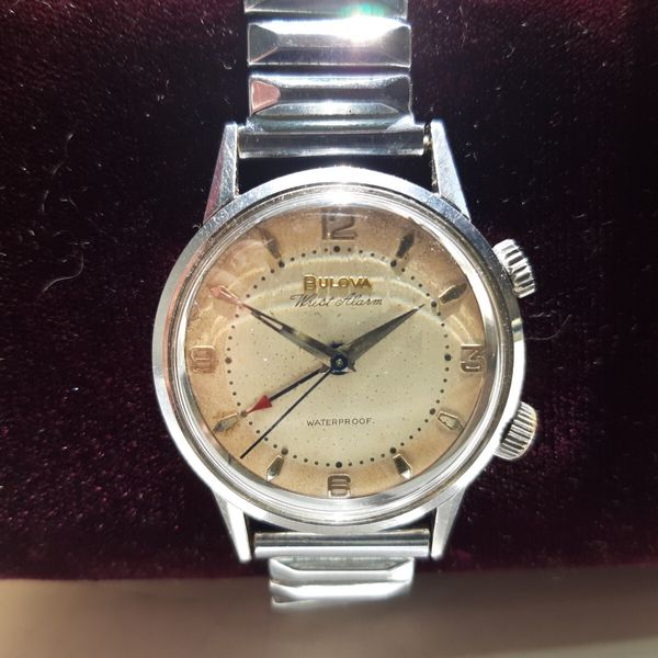 Vintage Bulova alarm watch working | WatchCharts Marketplace
