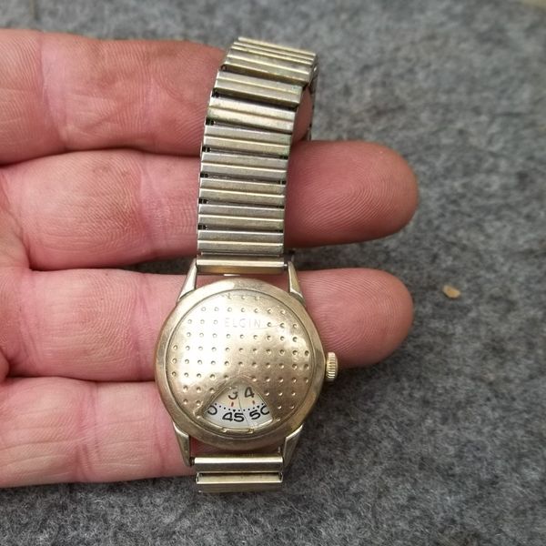 Vintage Elgin Golf Ball Jump Hour Watch 17J 717 Movement Wadsworth 10K ...