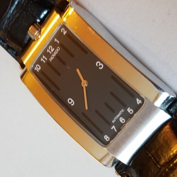 !! SOLD !! Movado Elliptica rectangular Automatic Men's Watch $350 ...