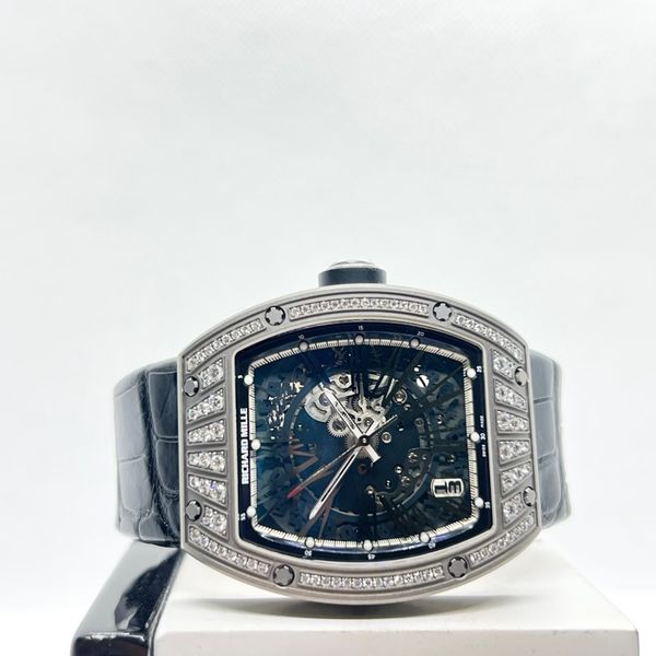 Pre Owned Richard Mille RM 023 TI TOP Skeleton Dial Automatic Titanium ...