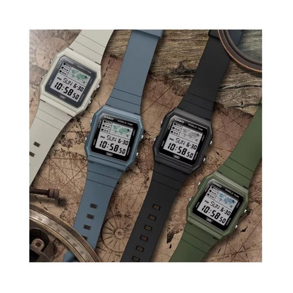 Casio Gents Vintage Five Alarm World Map Watch LF-30W-1AEF ...