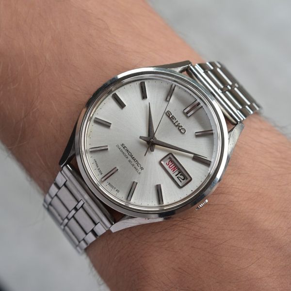 Orologio Uomo Automatico Seiko Seikomatic Novembre 1966 Data Giorno ...