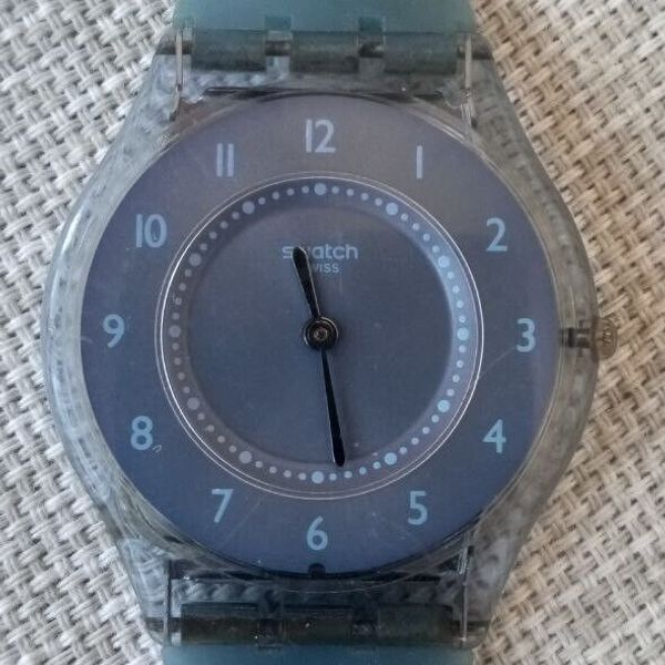 Swatch Dive In Blue Silicone Unisex Watch SFS103 | WatchCharts Marketplace