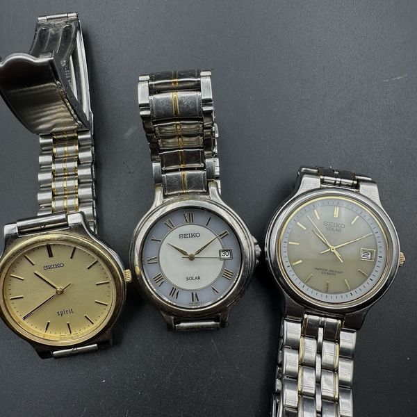 Seiko, And Other Watched Assorted Junk Lot Watches Menâ s And Womenâ s ...