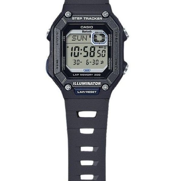 Casio Standard Digital Step Tracker Sports Quartz 100M Men's Watch WS ...