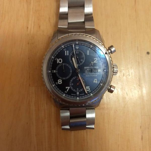 [WTS] Breitling Navitimer 8 Chronograph Blue Dial 43MM Steel Case ...