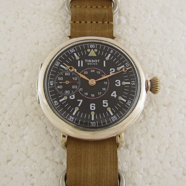 Tissot Laco Aviator Luftwaffe Pilot WW2 Vintage 1939-1945 Swiss Silver ...