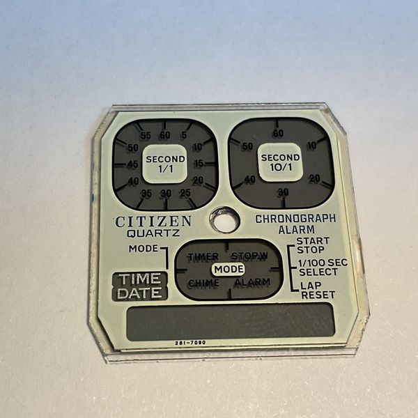 Vintage Citizen Robot Face and hands 8943-083652 30-0217 Digi-Ana ...